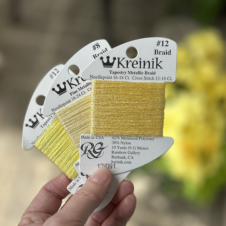 Kreinik Manufacturing > Metallic Threads > How to use metallic threads