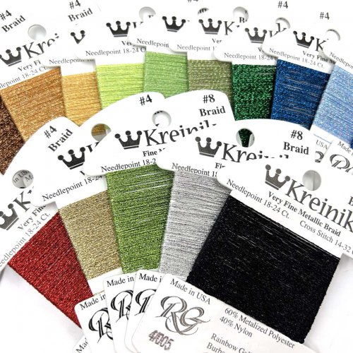Kreinik Manufacturing > Shop Needlework > Metallic Threads