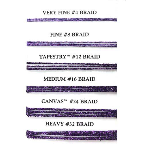 Kreinik Manufacturing > Metallic Threads > Braids